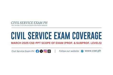 Advisories Civil Service Exam Ph
