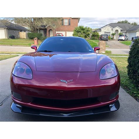 2005 2013 C6 Base Model Corvette Front Splitter Carbon Fiber