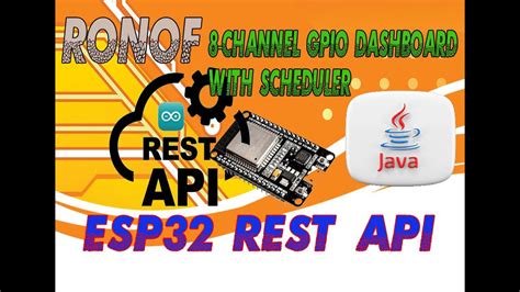 Esp32 Rest Api With Token App Java Aksess Port Gpio With Token Youtube