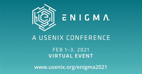 Enigma 2021 Usenix