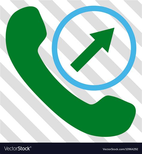 Outgoing Call Icon Royalty Free Vector Image Vectorstock
