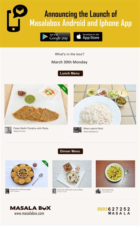 Today's menu, 30-03-2015!