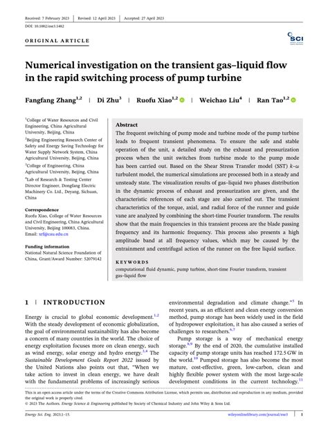 Pdf Numerical Investigation On The Transient Gasliquid Flow In The