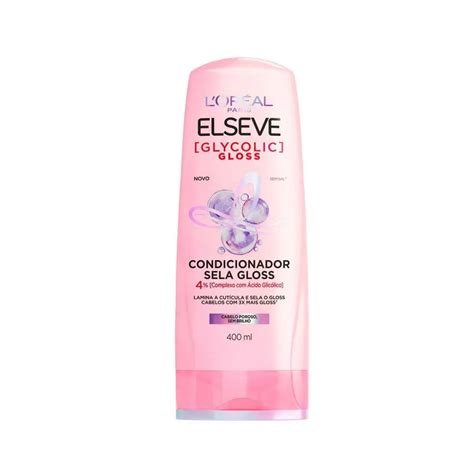 Condicionador De Cabelo Elseve Glycolic Gloss 400ml Elseve Fitarvida Farmácia De Manipulação