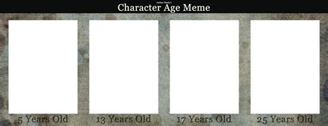 Image 82639 Character Age Meme Know Your Meme