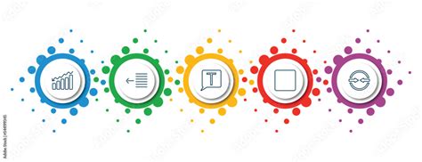 Editable Thin Line Icons With Infographic Template Infographic For User Interface Concept