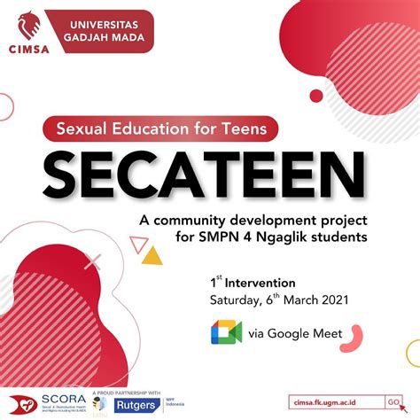 Cimsa Ugm [ Secateen Sexual Education For Teens Facebook