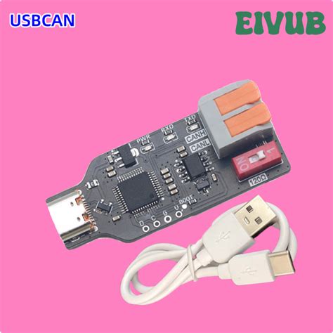 eivub usbcan usb to can converter canable transceiver debugger protocol