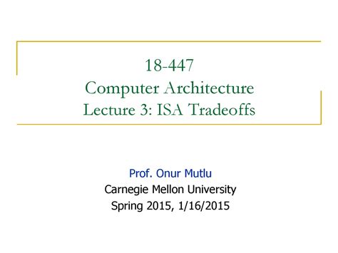 18 447 Computer Architecture Schemes And Mind Maps Computer Architecture And Organization