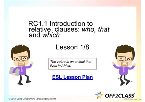 How To Teach Relative Clauses An ES English ESL Powerpoints