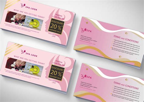 Massage Therapy T Voucher Design Template 99effects