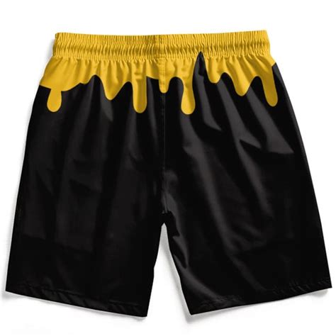 Wu Tang Clan Killa Beez Honey Drip Artwork Dope Beach Shorts