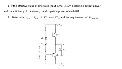 If The Effective Value Of Sine Wave Input Signal Chegg Com
