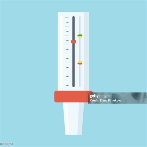 Peak Flow Meter Device That Measures The Amount Of Air A Person Can