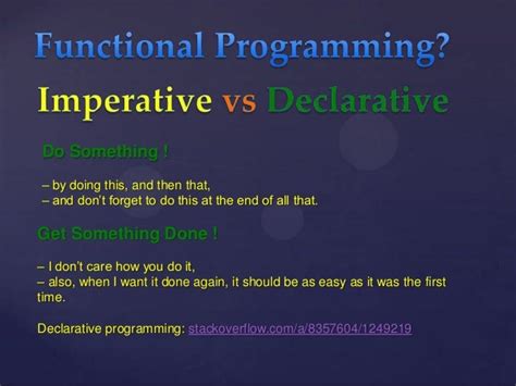 Declarative Javascript Concepts And Implemetation