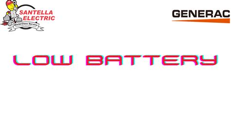 generator errors generac santella electric