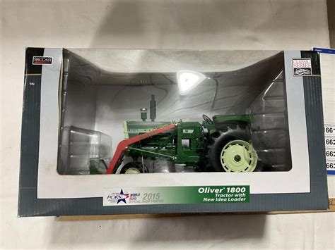 Oliver 1800 Tractor With New Idea Loader Live And Online Auctions On