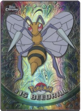Beedrill Topps Series 1 15 Pokemon Card