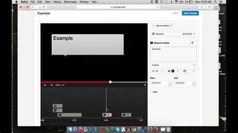 adding annotations youtube