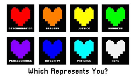 Undertale Human Soul Trait Etsy