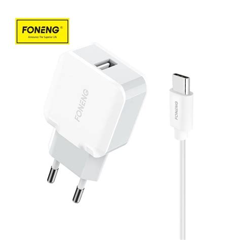 Best Deals For Foneng T210 2 1a Quick Charger With Type C Cable In