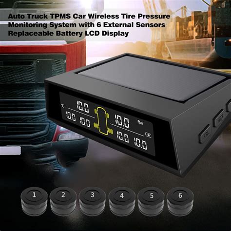 Car Tire Pressure Monitoring System 6 Wheel Truck Vicedeal