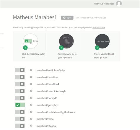 github badges php repository tutorial with travis and github