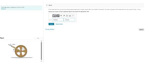 Solved If The Wheel Starts From Rest And Rolls Without
