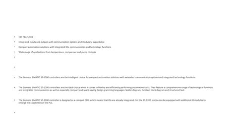 Programmable Logic Controller Siemens S7 1200 Pptx