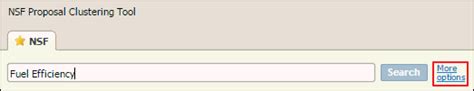 Nsf Proposal Clustering Tool