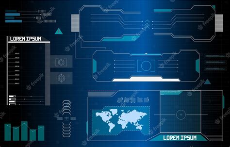 Premium Vector Hud Ui Gui Futuristic User Interface Screen Elements Set
