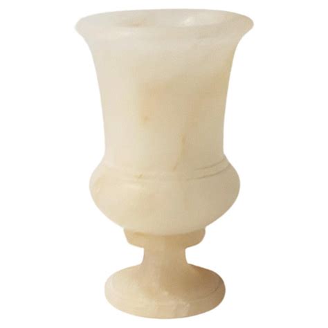 Neoclassical Carved Alabaster Covered Urn At 1stdibs
