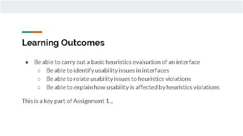 Nielsens Usability Heuristics Evaluations And Identifying Heuristics