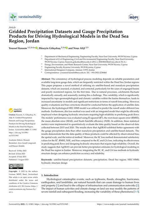 Pdf Gridded Precipitation Datasets And Gauge Precipitation Products For Driving Hydrological