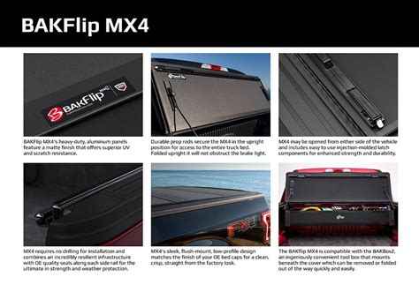 Bakflip Mx4 Hard Tonneau Cover 04 14 Ford F150 55ft Bed