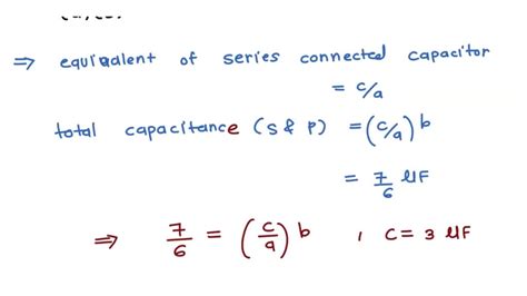 Solved Draw A Series And Parallel Circuit Containing 10 Capacitors Each With A Capacitance Of