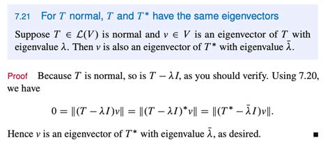 Solved Verify That If Lambda Is A Scalar And T Is Normal Chegg