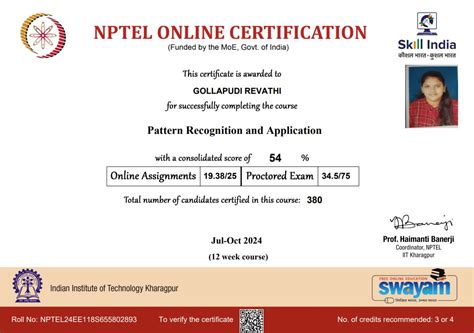 Achievement Continuouslearning Nptel Skilldevelopment Gollapudi