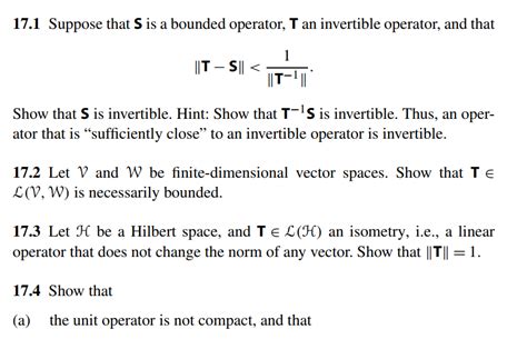 Solved Suppose That S Is A Bounded Operator T An Chegg Com