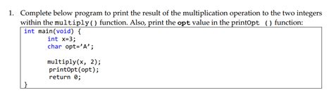 Solved Write A Program In C Languange Which Can Be Run For