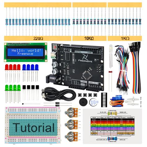 Freenove Lcd 1602 Starter Kit Compatible With Arduino Uno R3 131 Pa