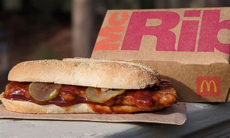 Mcdonalds Mcrib Is Back I Ate It So You Dont Have To Review