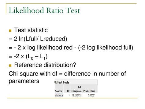Likelihood Ratio Tests Restricted Maximum Likelihood Ppt Download