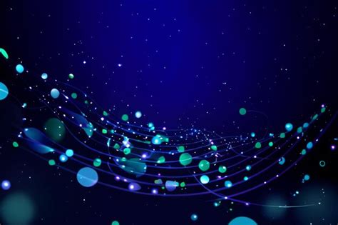 Premium Ai Image Wave Of Dots And Weave Lines Abstract Background