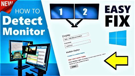windows 11 won t detect second monitor