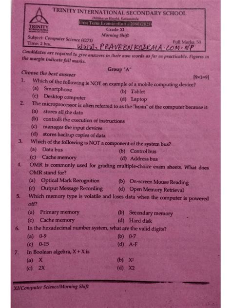 Computer Science Pdf