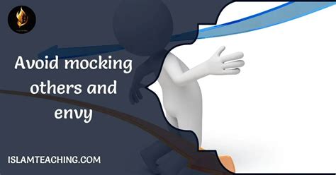 Avoid Mocking Others And Envy Islam Teaching Team 2025