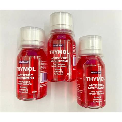 Ready Stock Thymol Mouthwash 60ml Shopee Malaysia