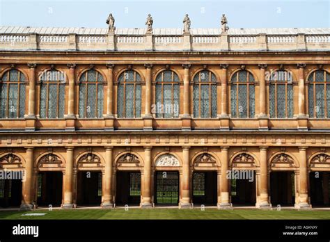 The Wren Library In Neviles Court At Trinity College Cambridge Uk