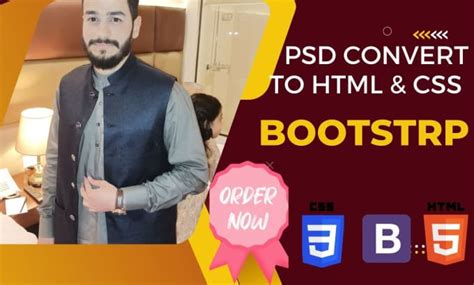 Be Your Front End Web Developer Html Css Bootstrap Javascript By Mujtaba Fiverr